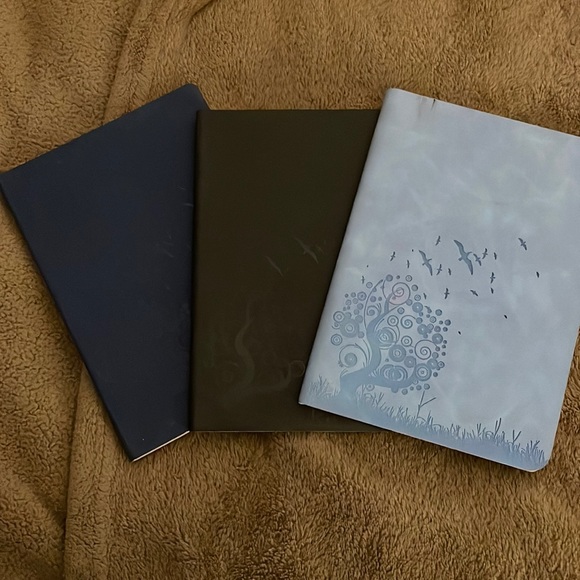 Office | Set Of 3 Nwot Lined Notebooks Or Journals With Bird Tree ...